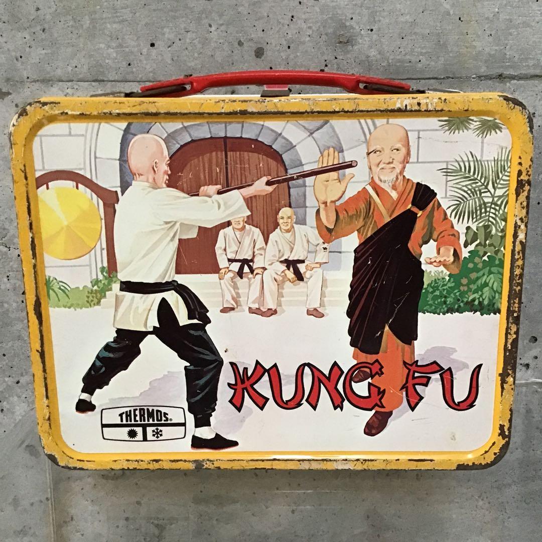70s カンフー KUNG FU ブリキ ランチボックス ビンテージ