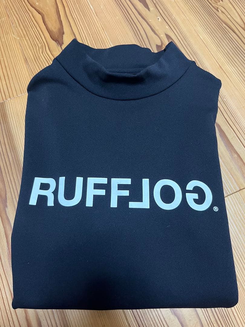 メンズウェア RUFFLOG MOCK NECK SWEAT BLACK