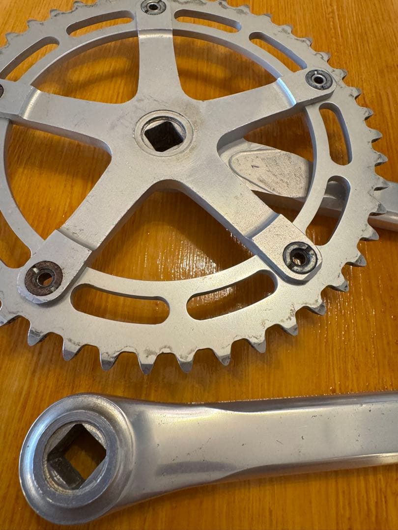 旧DURA-ACE ピスト用クランクセット 165mm Shimano