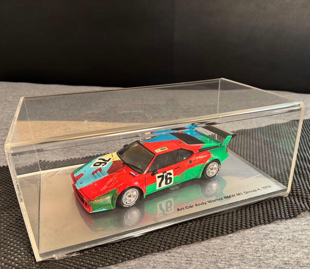 ミニチャンプス 1/18  M1 Art Car Andy Warhol
