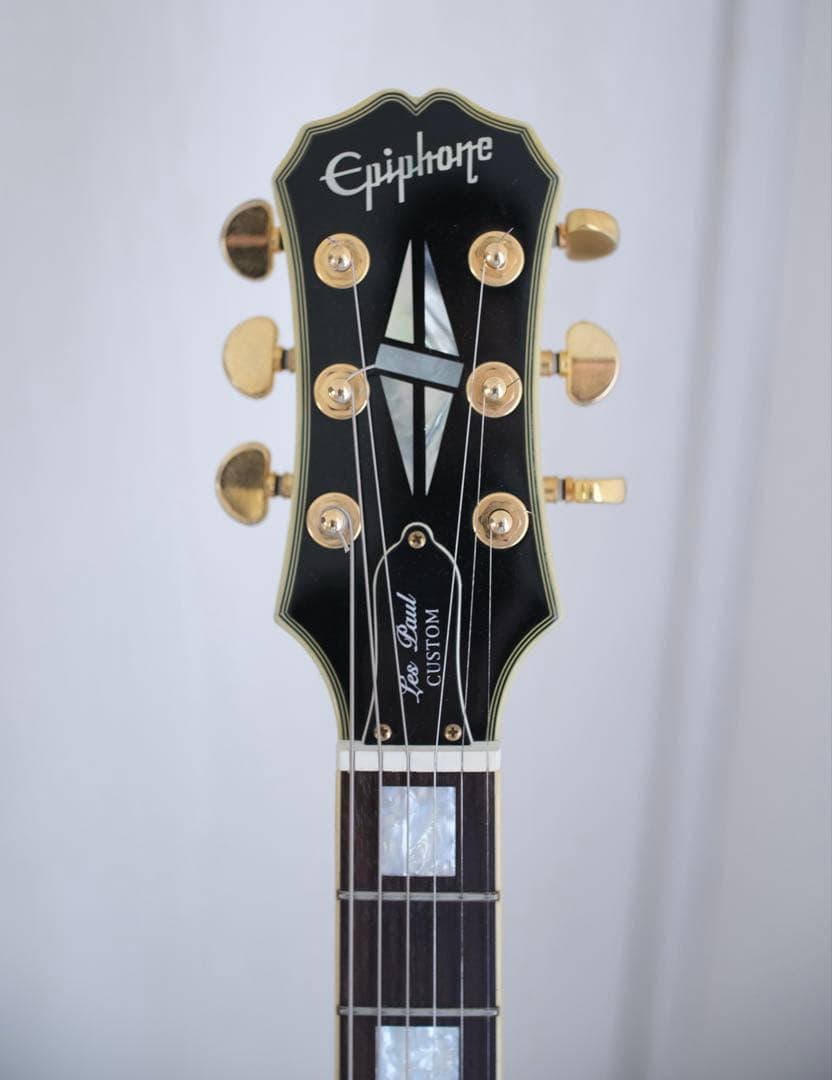Epiphone レスポールカスタム白 Rolandマイクロキューブその他セット