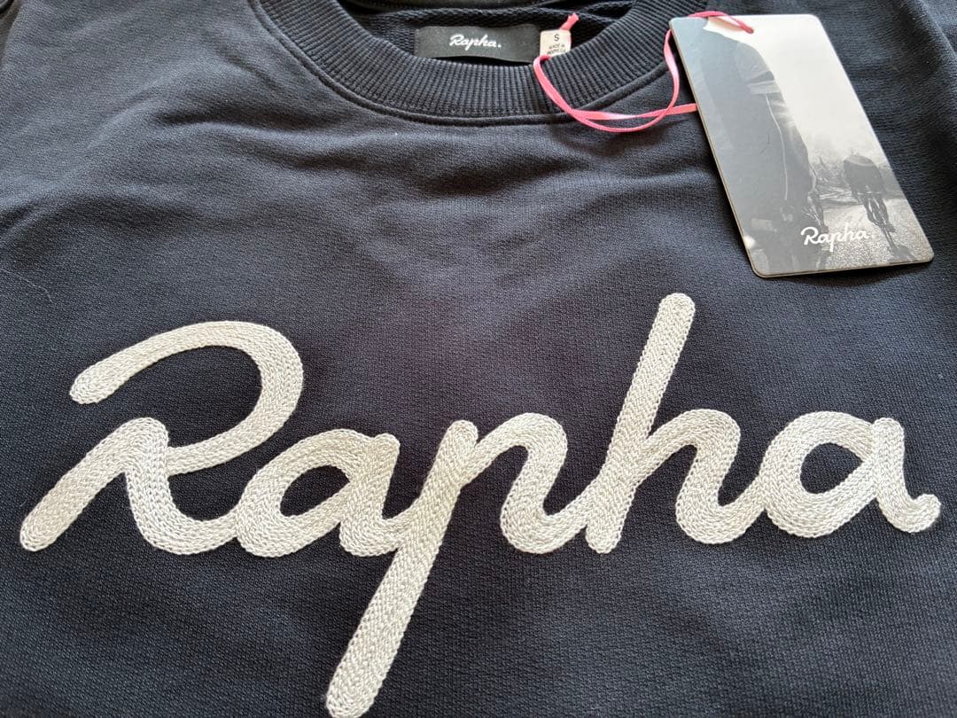 新品　Rapha LOGO SWEATシャツ　Sサイズ　ブラック 送料無料
