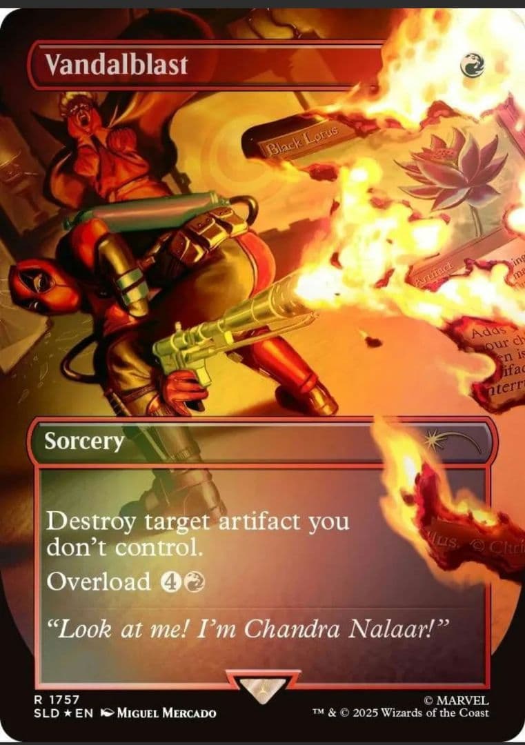 【新品未開封】Secret Lair x Deadpool MTG foil