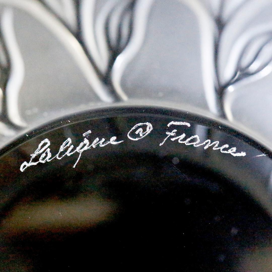 【極美品 送料込】ラリック クリスタル ボウル シェブレフォイユ LALIQUE