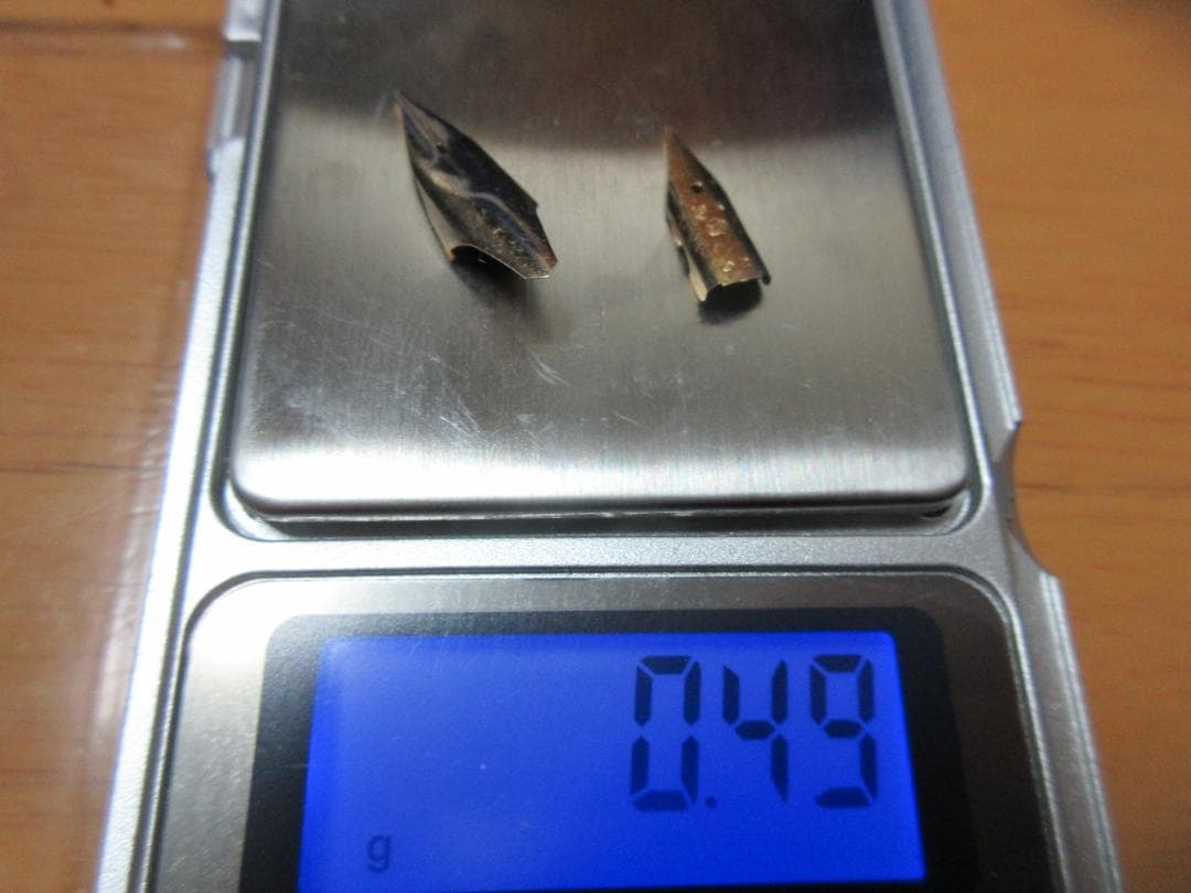 [お取り置き]万年筆ペン先 14K 1.2g 0.3g ／18K 0.49g