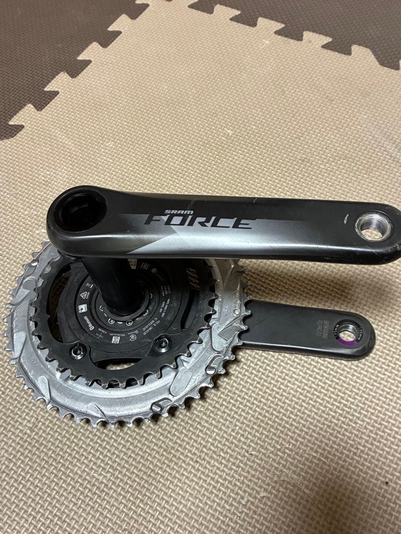 SRAM FORCE クオークパワーメータークランクセット 170mm dub