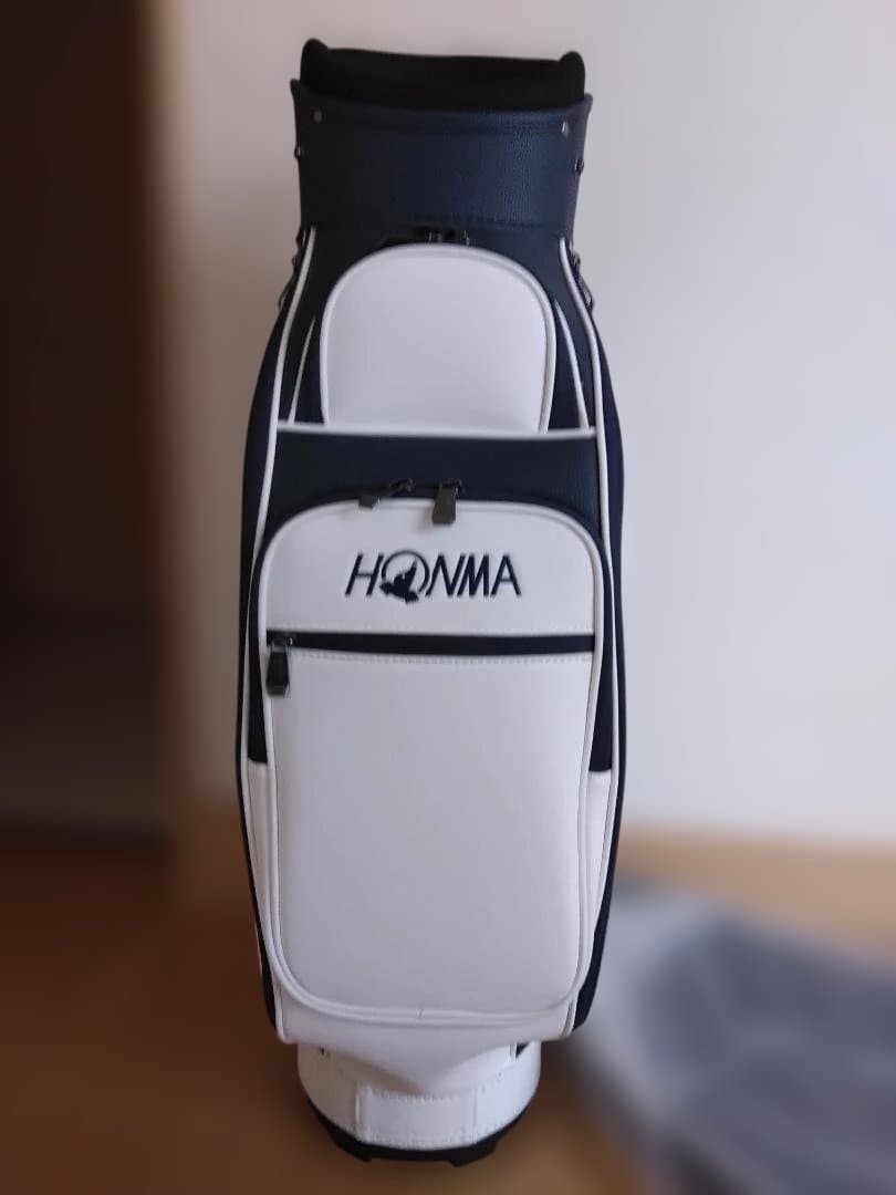 HONMA ゴルフキャディバッグ ホワイト・ネイビー