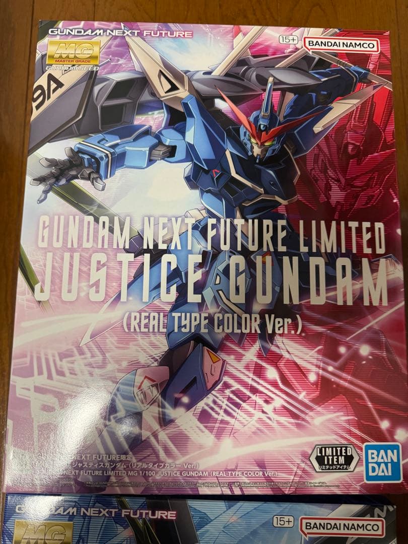 MG フリーダムガンダム　ジャスティスガンダム　リアルタイプカラー