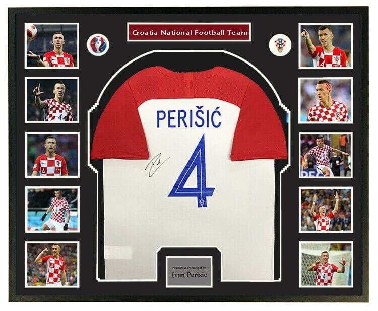 直筆サイン入りユニフォーム イワン・ペリシック Perisic クロアチア代表