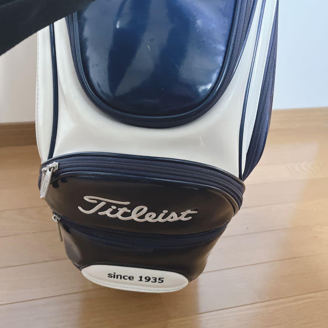 K134 Titleist タイトリスト エナメルキャディバッグ
