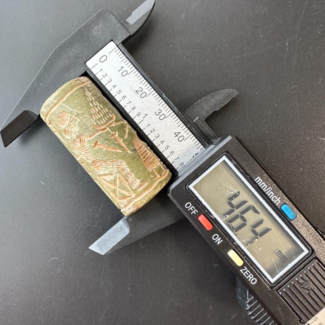 円筒印章 古代 メソポタミア文明 スタンプ 楔形文字 バビロン 1483