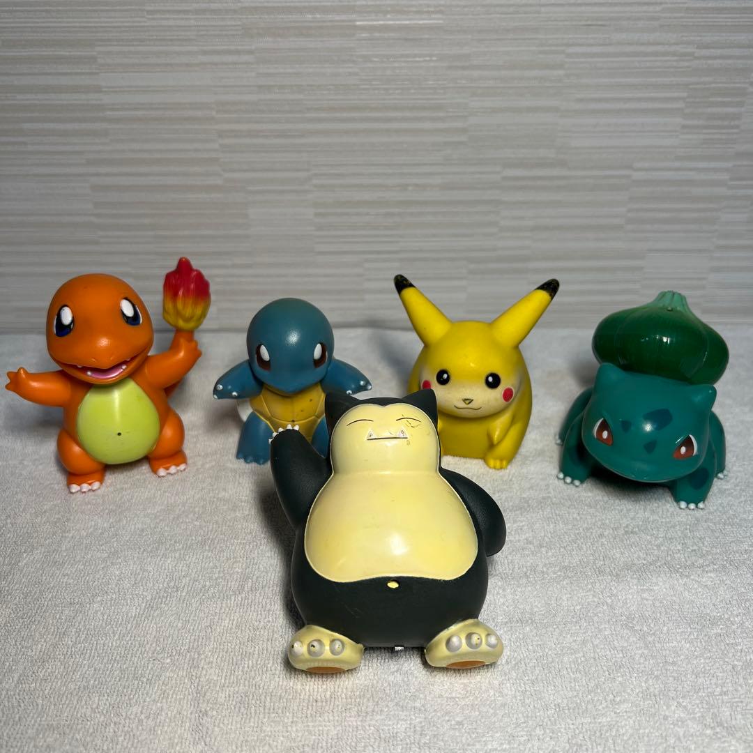 【動作確認済/希少】てのひらポケモン 5体セット ポケモンの笛付き 当時物
