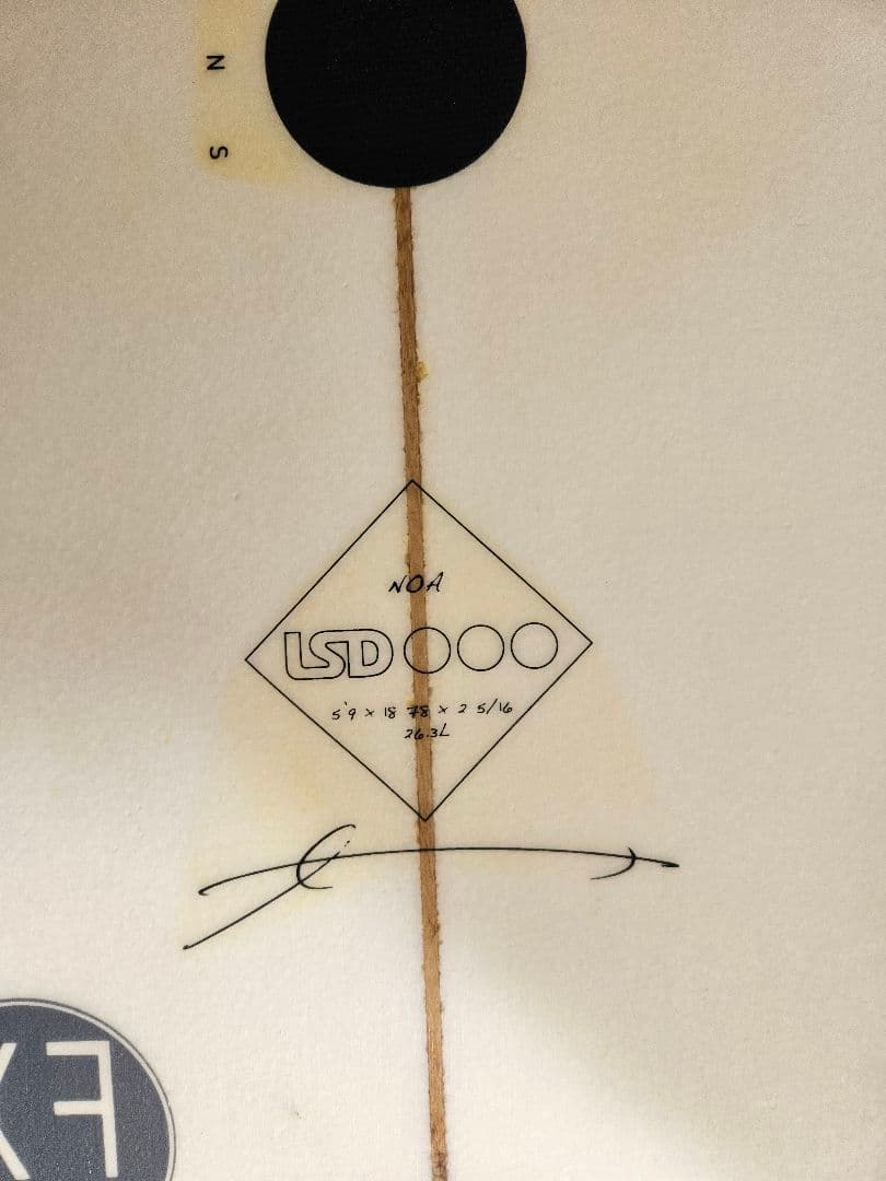 LSD surf board NOA サーフボード ノア 5'9 26.3L