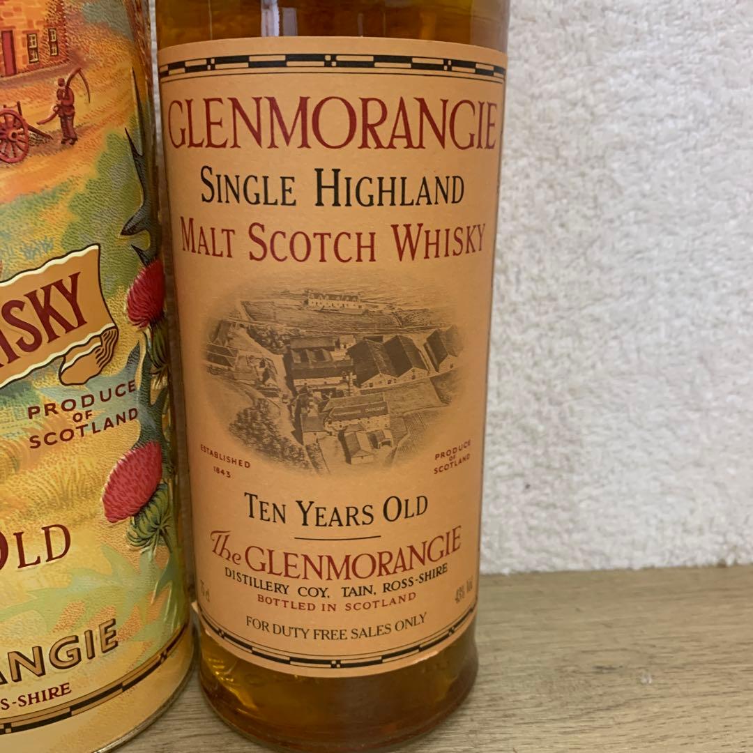 古酒Glenmorangie 10 Years Old ウイスキー缶入り