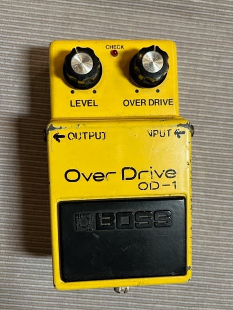 【美品】BOSS OD-1　銀ネジ　1980年製