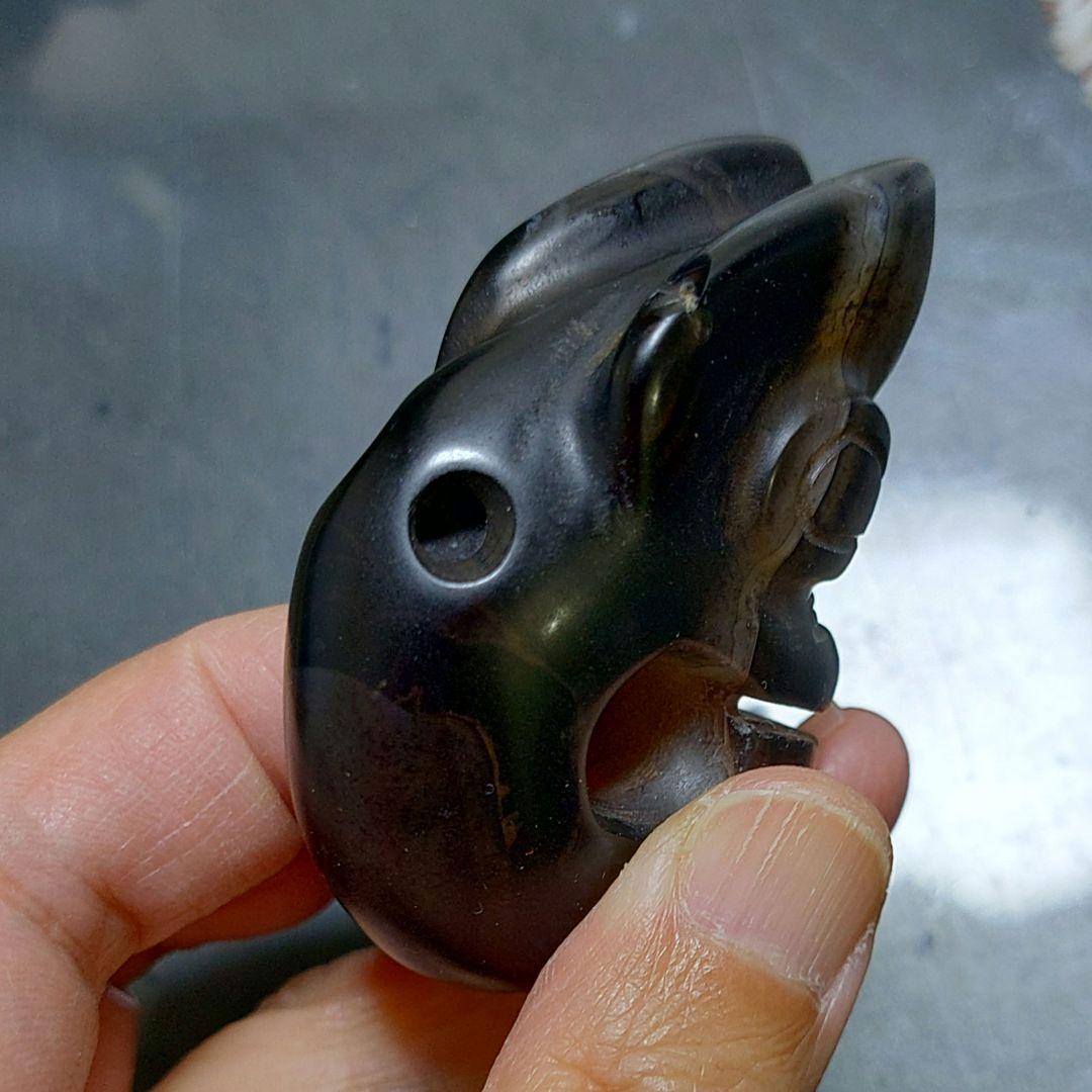 紅山文化　玉　猪龍