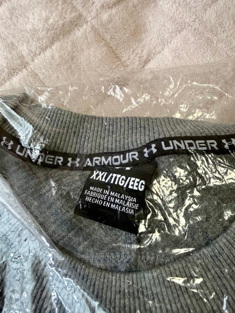 UNDER ARMOUR スウェットシャツ・パンツセット XLサイズ グレー