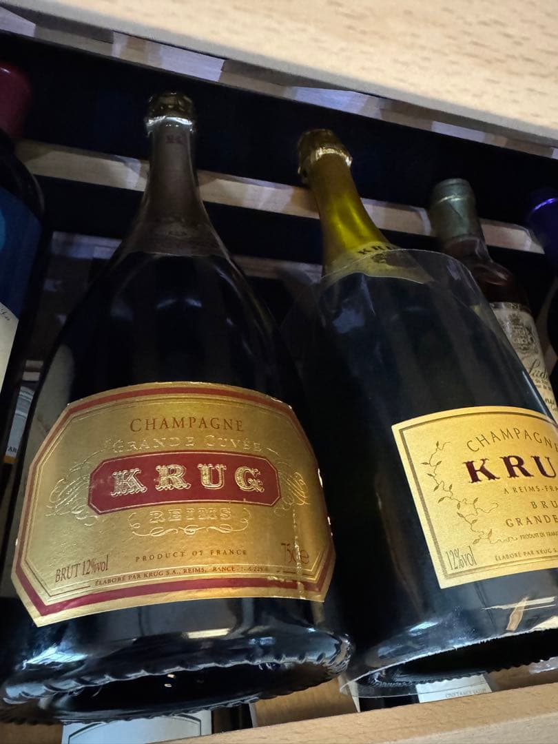 KRUG 2本　ブリュット・グラン・キュヴェ　クール便