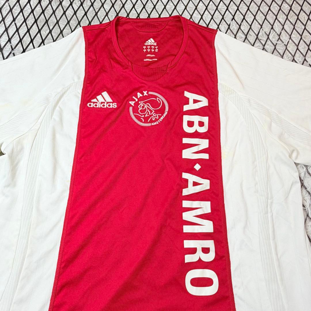美品　adidas AJAXユニフォーム　Oサイズ　ユニフォームコーデ