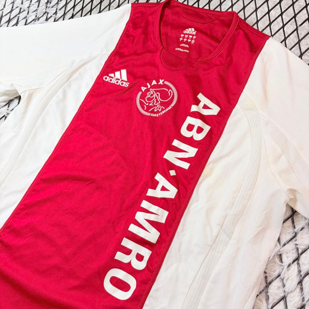 美品　adidas AJAXユニフォーム　Oサイズ　ユニフォームコーデ