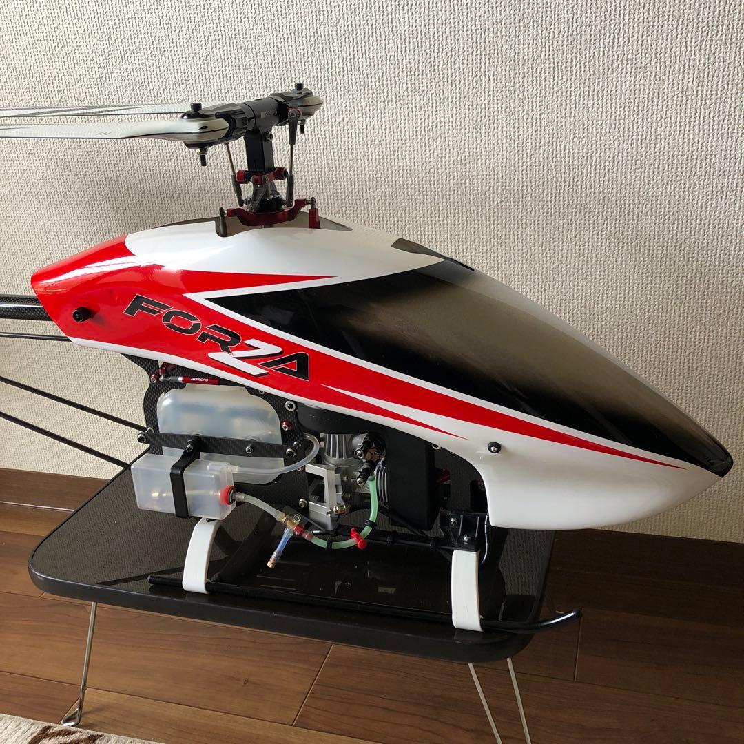 JRPROPO FORZA600NITRO 機体、エンジン、マフラー付き