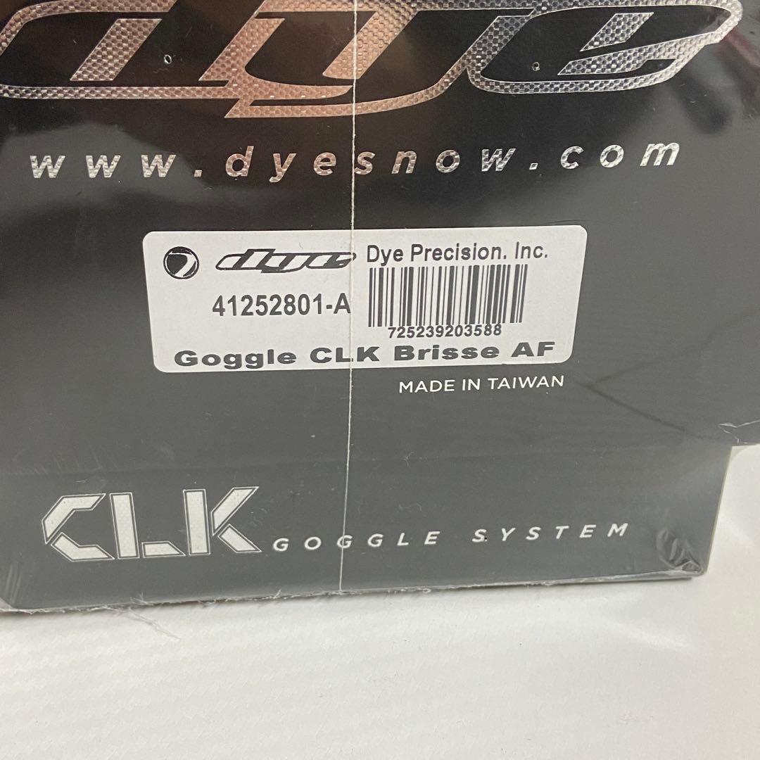 新品・未開封⭐️dye CLK スノボードゴーグル　オレンジ