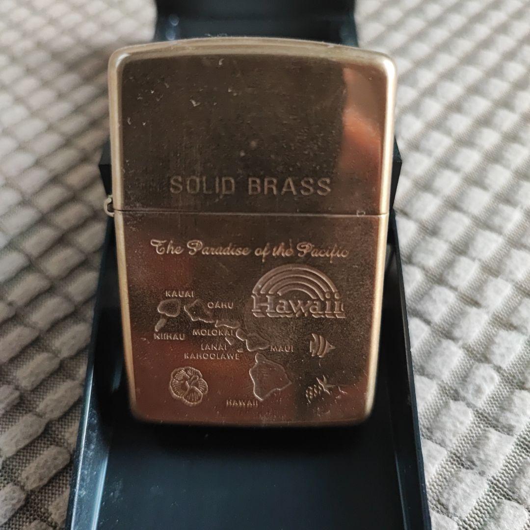 ZIPPO SOLID BRASS ハワイ　Hawaii  ソリッドブラス
