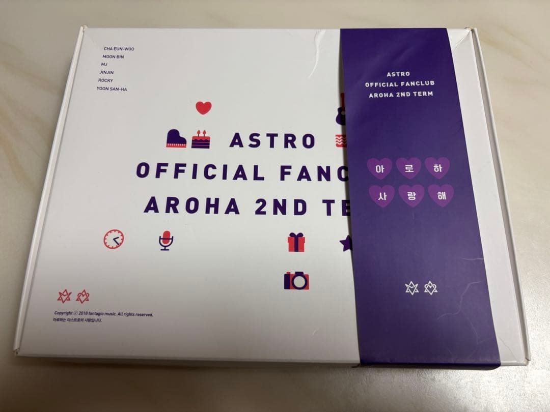 ASTRO　FCキット　韓国　ファンクラブ 1期　2期 3期　ファンクラブキット