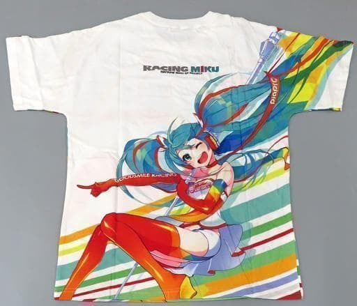 【新品】初音ミク レーシングミク フルグラフィックtシャツ 両面印刷 Msize
