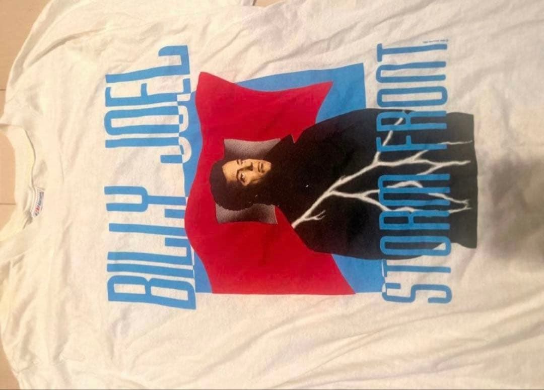 Billy Joel 1989-90年ツアーTシャツ地図デザイン