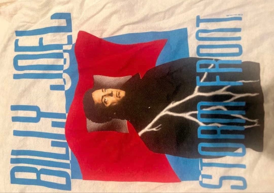 Billy Joel 1989-90年ツアーTシャツ地図デザイン