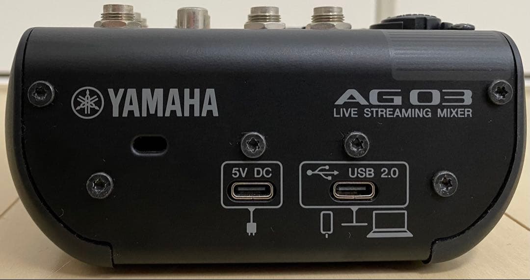 DJ機材 YAMAHA AG03 MK2