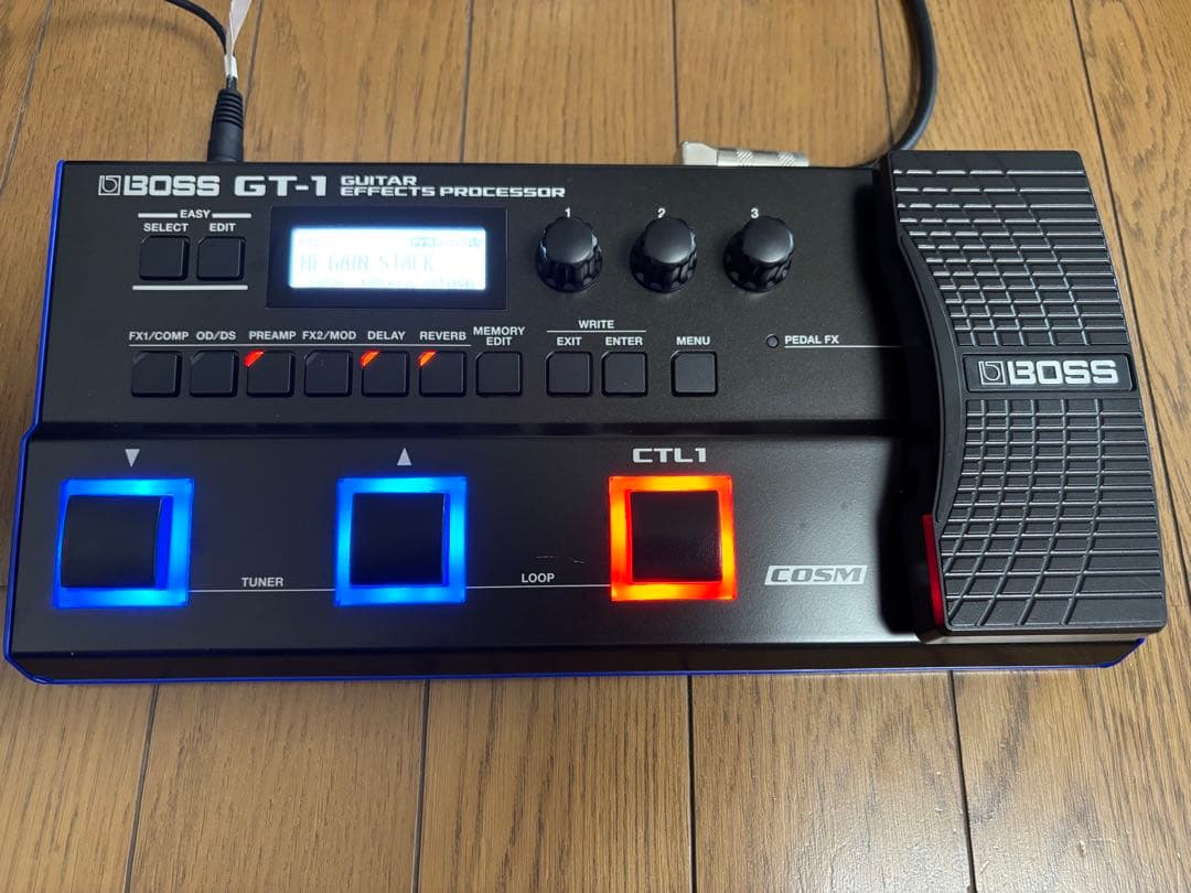 BOSS GT-1 エフェクター本体＋ACアダプタ純正品＋GT-1の教科書