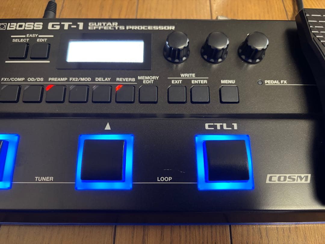 BOSS GT-1 エフェクター本体＋ACアダプタ純正品＋GT-1の教科書