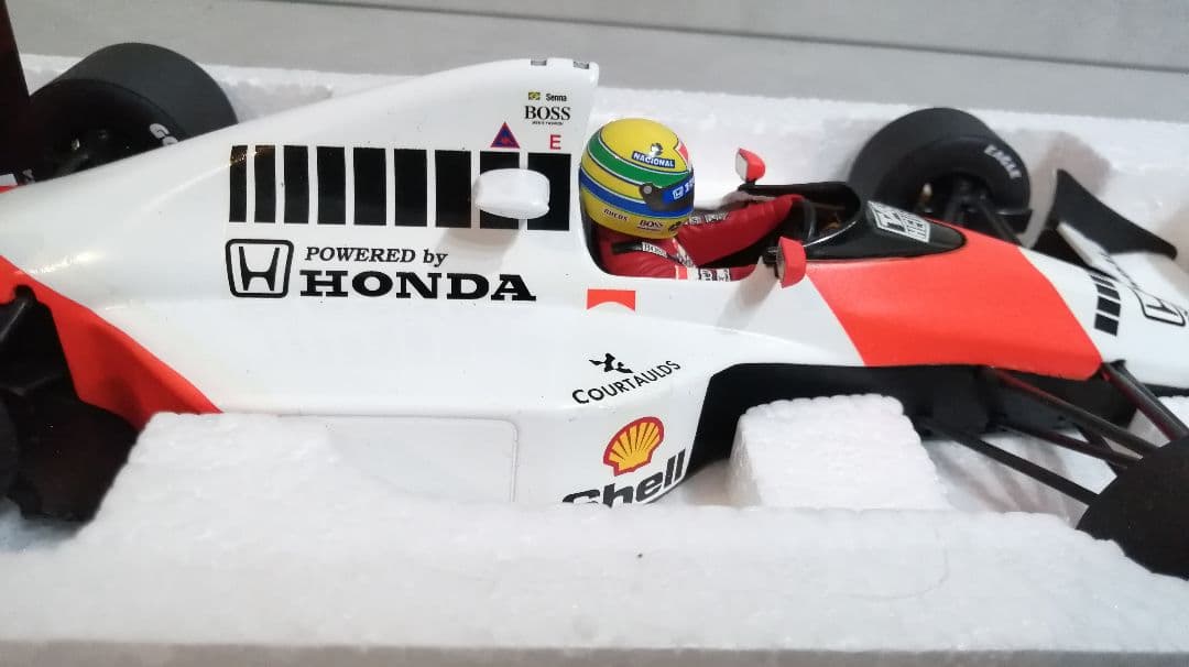 MINICHAMPS アイルトンセナ マクラーレン ホンダMP4/5B 1990