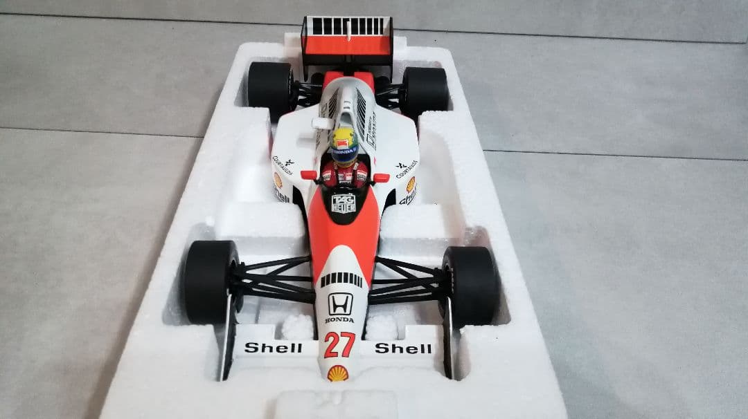 MINICHAMPS アイルトンセナ マクラーレン ホンダMP4/5B 1990