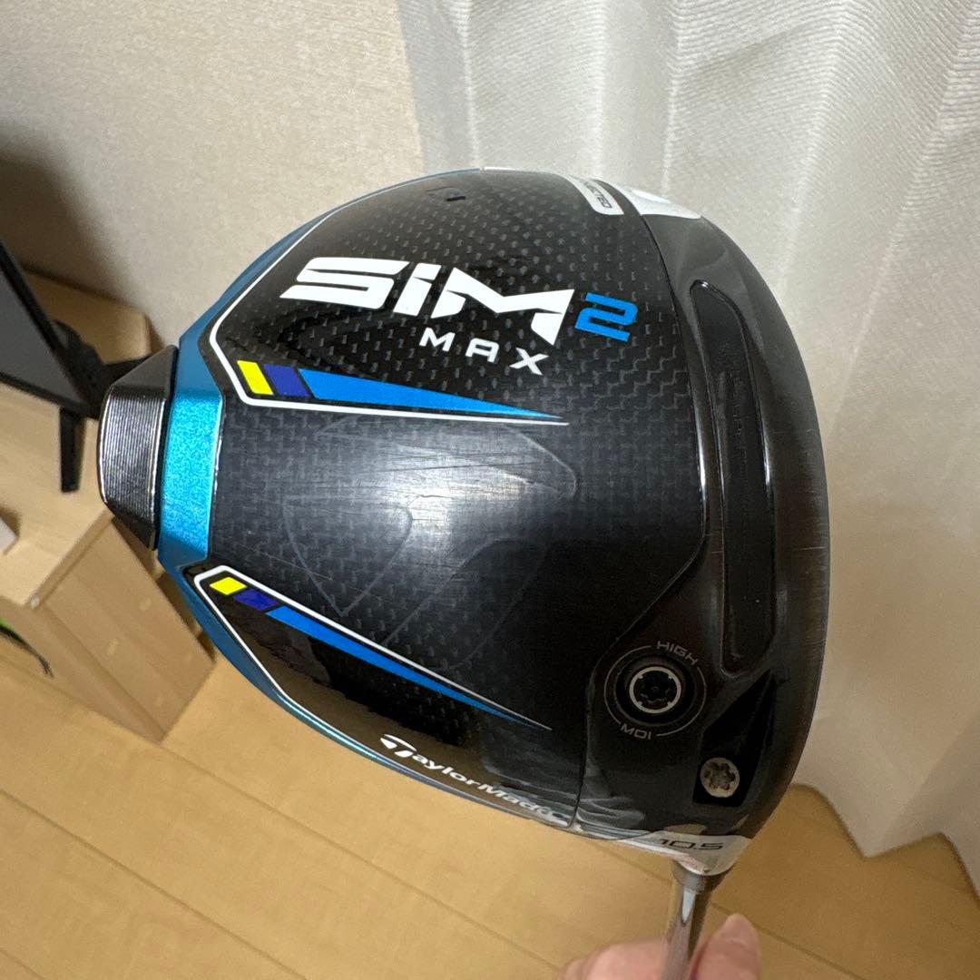 【名器】TaylorMade SIM2 MAX ドライバー 10.5°