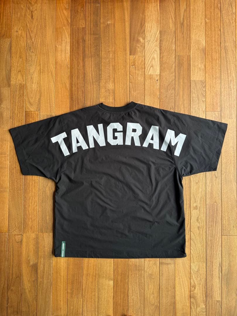 TANGRAM タングラム 半袖 Tシャツ ブラック ゴルフウェア メンズ XL