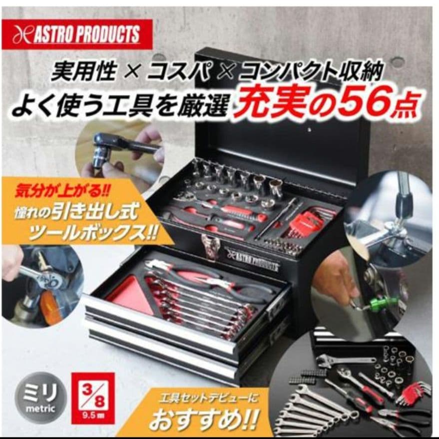 ASTRO PRODUCTS 工具セット 56点　新品未開封品