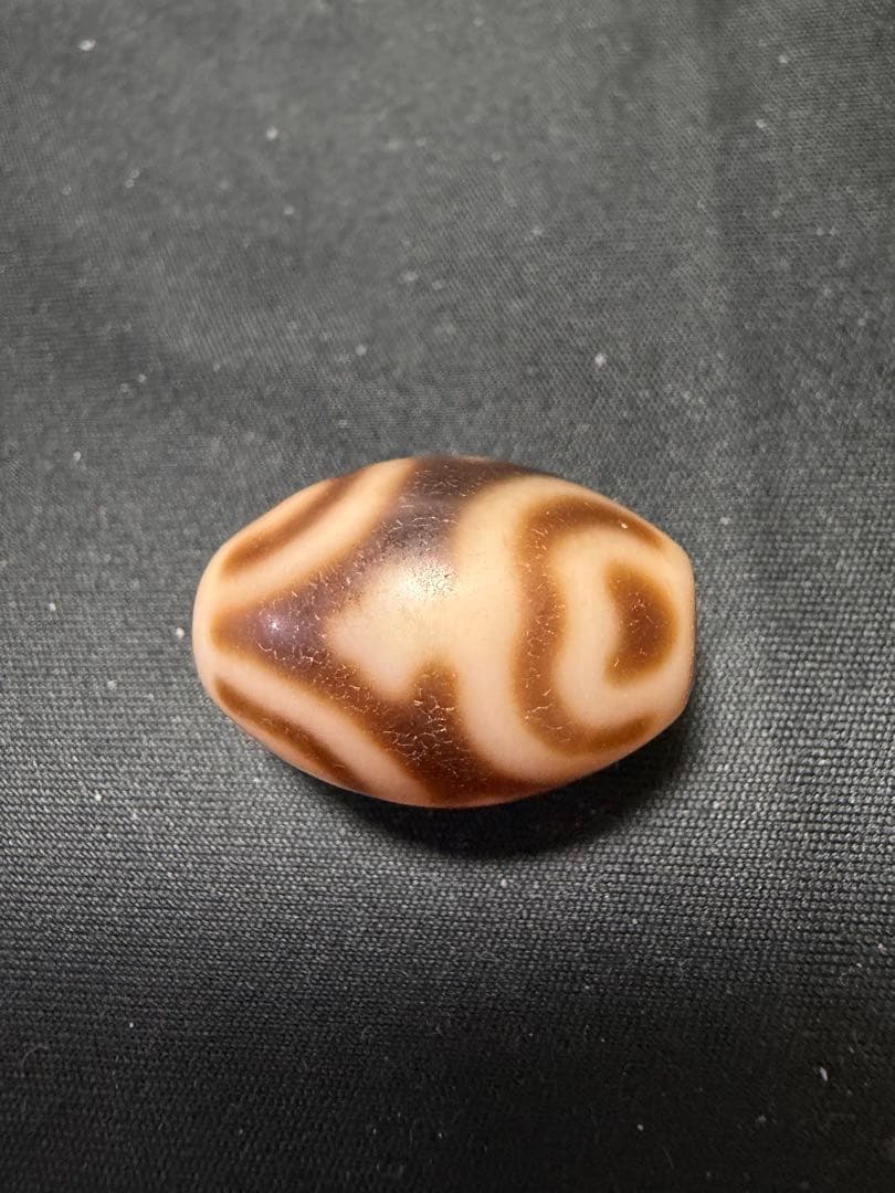 良品天珠‼️西蔵老礦紅朱砂蓮華宝瓶天珠