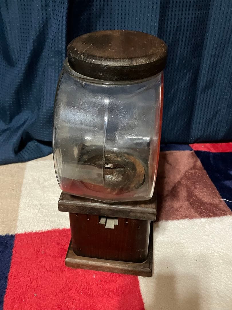 木製アンティーククラシックガムボールマシン風