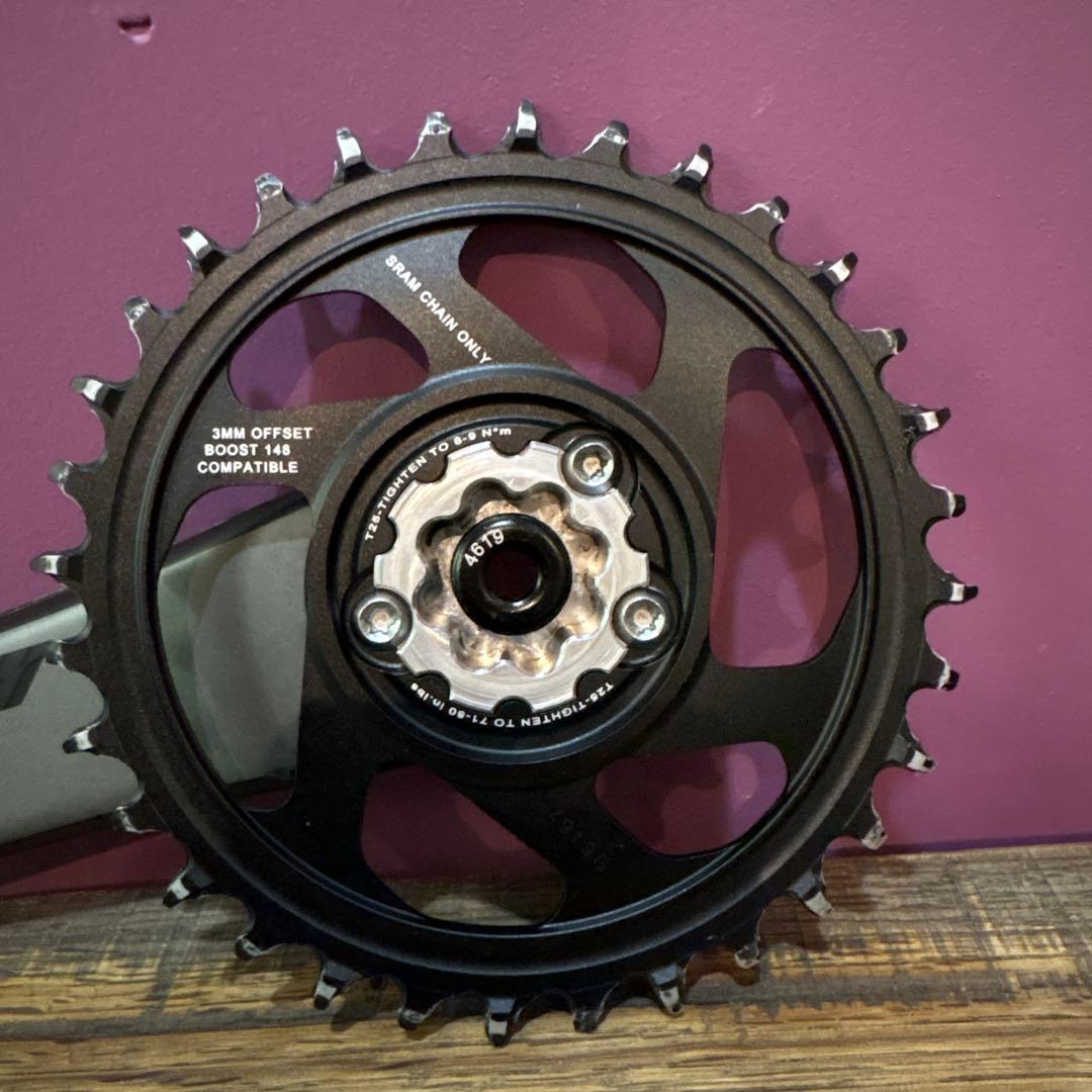 SRAM XO1 カーボンクランク MTB dub BOOST 170mm32t