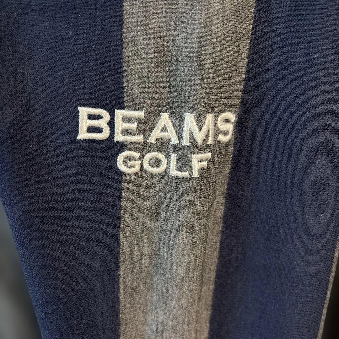 【美品】BEAMS GOLF ストライプシャツ