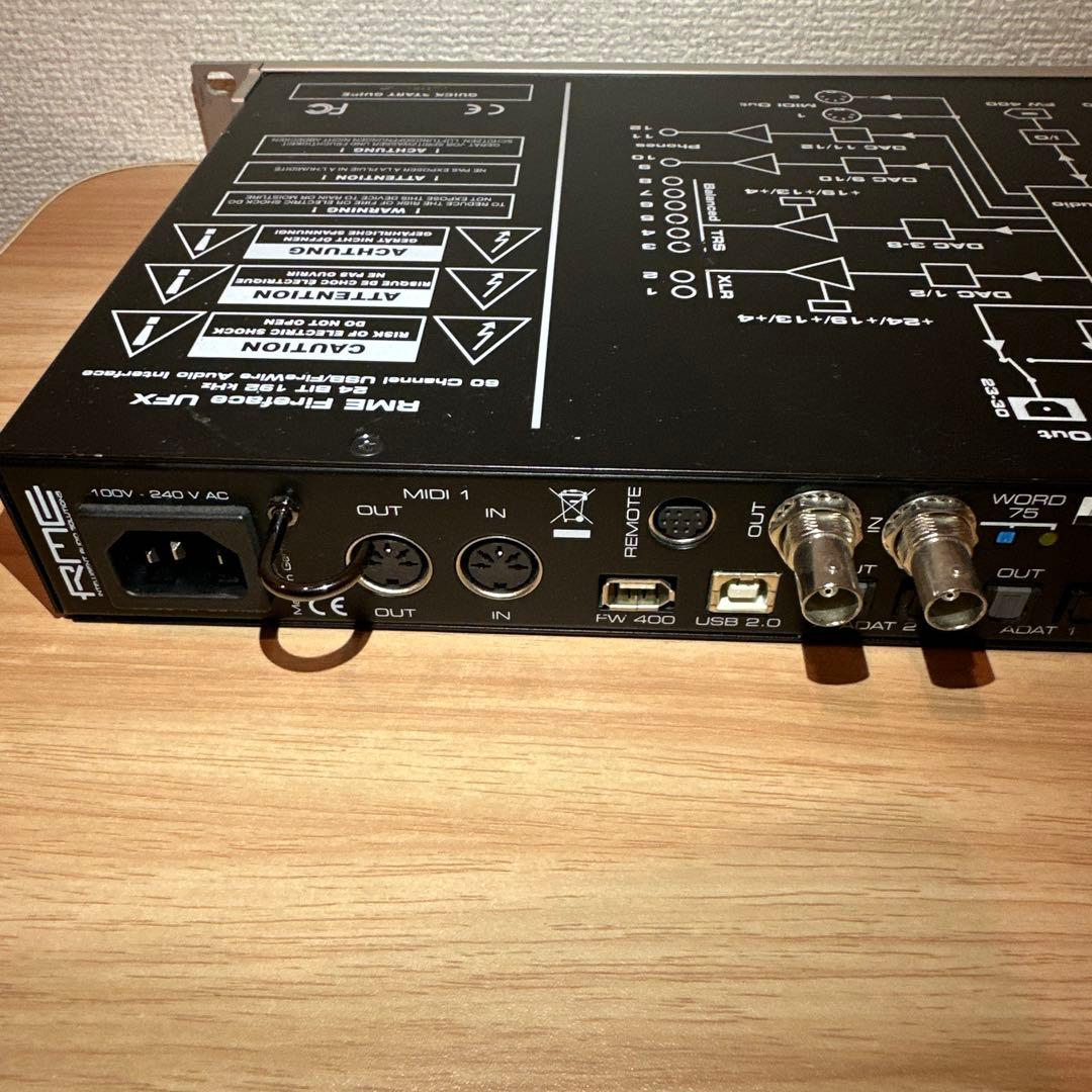 ジャンク　オーディオインターフェイス RME fireface UFX
