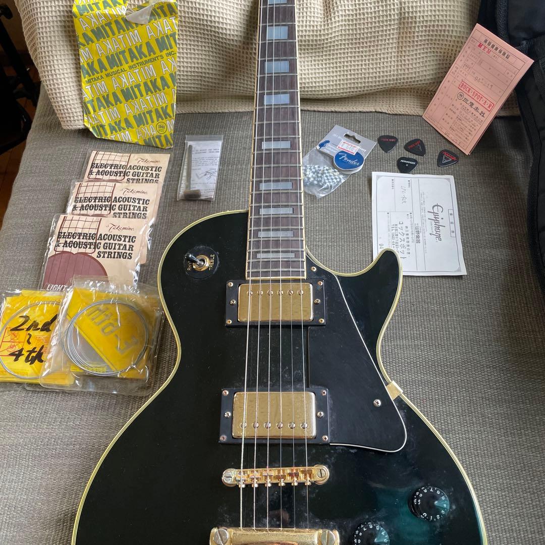 1994年製 韓国製 Epiphone Les Paul Custom 黒