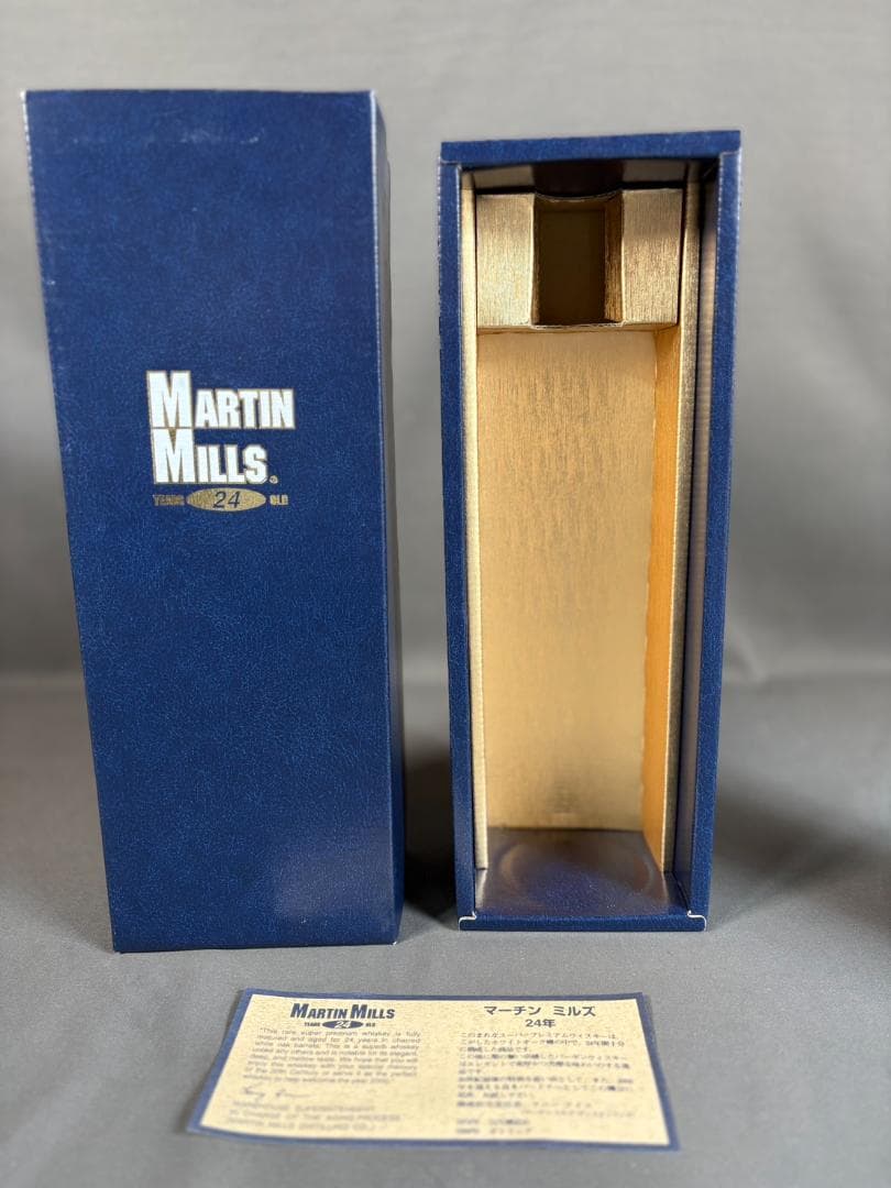 未開封 MARTIN MILLS 24年 バーボンウイスキー マーチンミルズ