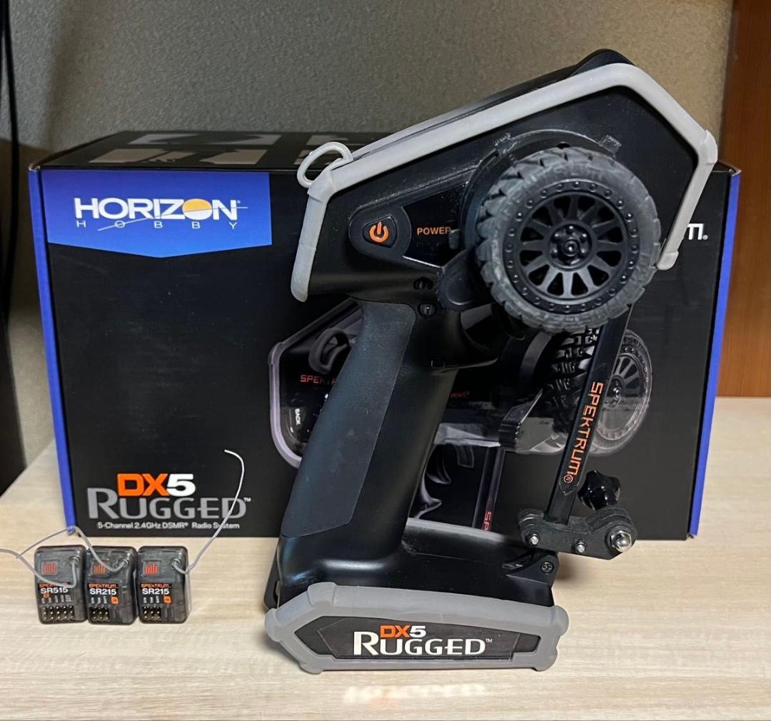 Spektrum RC DX5 Rugged プロポ レシーバー3つ付き