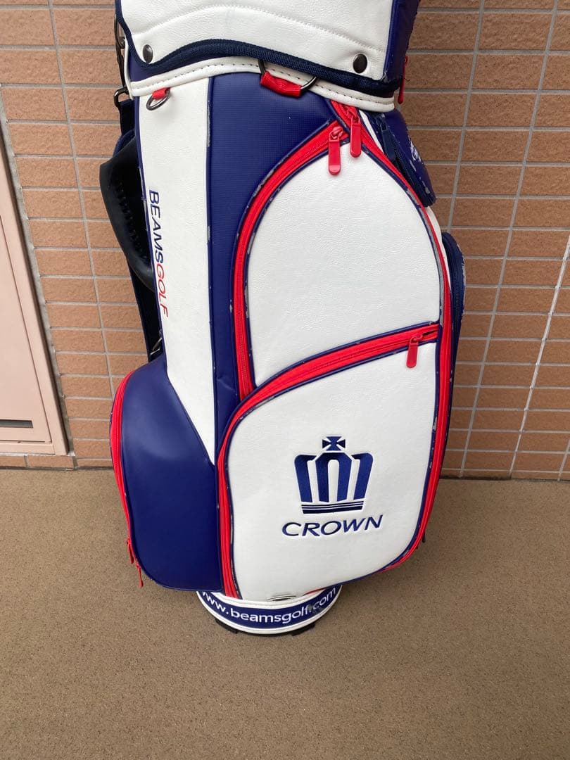 BEAMS GOLF × CROWN キャディバッグ