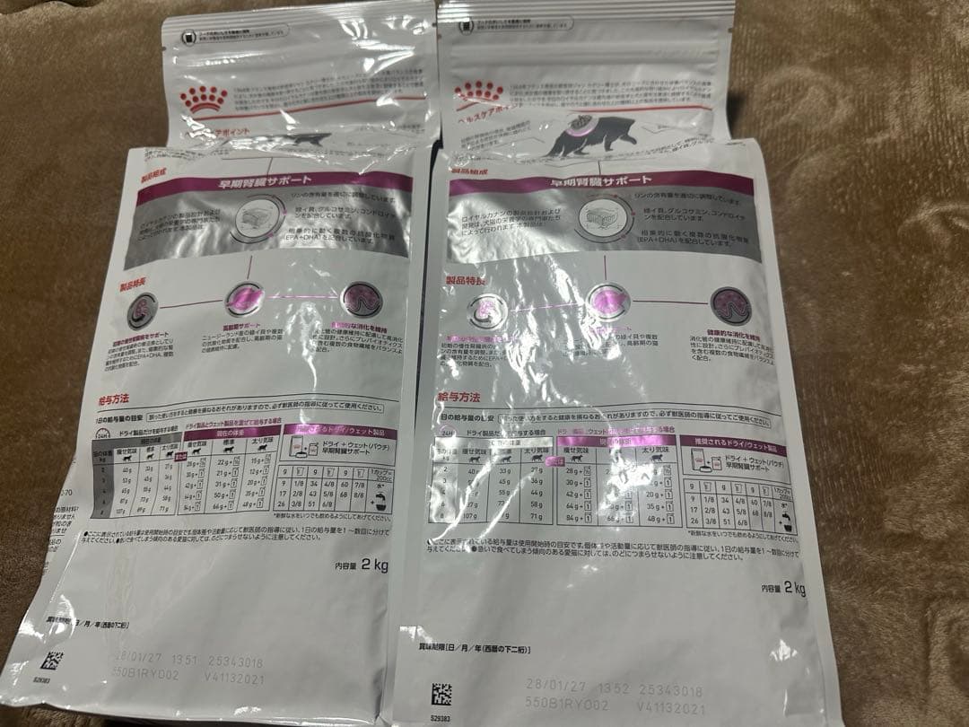  CANIN 猫用 早期腎臓サポート 2kg 2袋