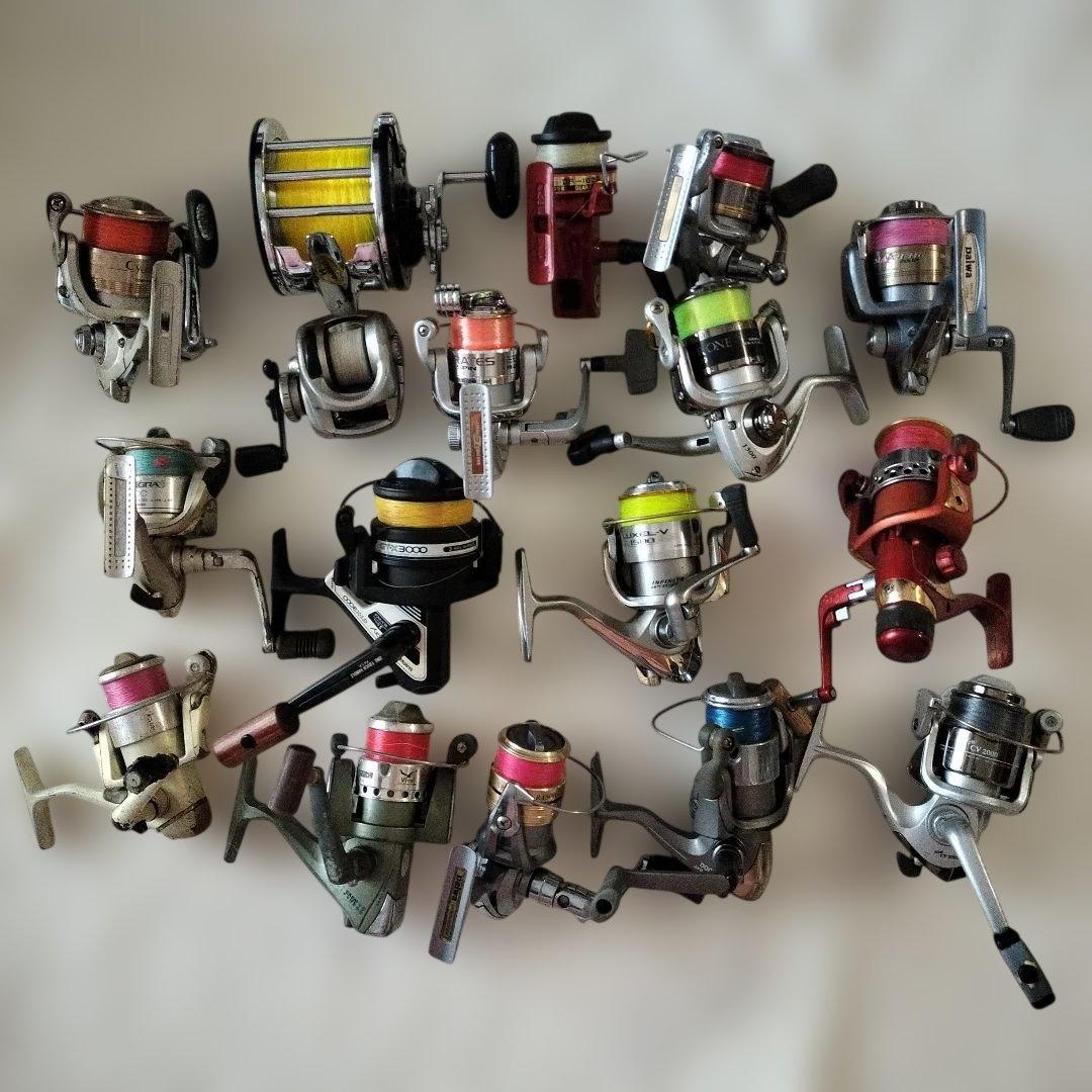 【まとめ売り】リール　DAIWA　SHIMANO　INFINITE　含む　17個